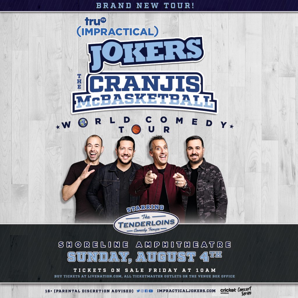 truTV Impractical Jokers "The Cranjis McBasketball World Comedy Tour ...