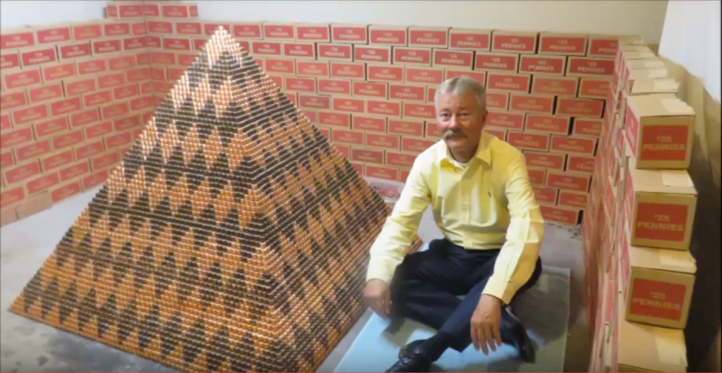 Penny pyramid looks like a world record - FM100.3 - Better Music Better ...