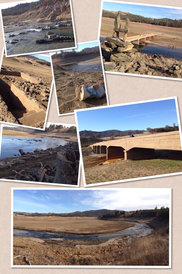Low Water Reveals Original American River Bed - New Country 105.1