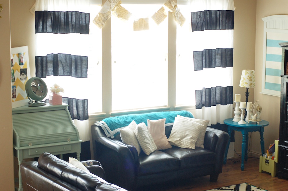 DIY Patterned Curtains - Studio 5