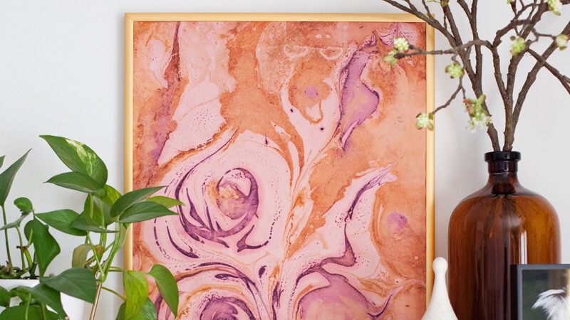 Colorful Marble Paper Project - Studio 5