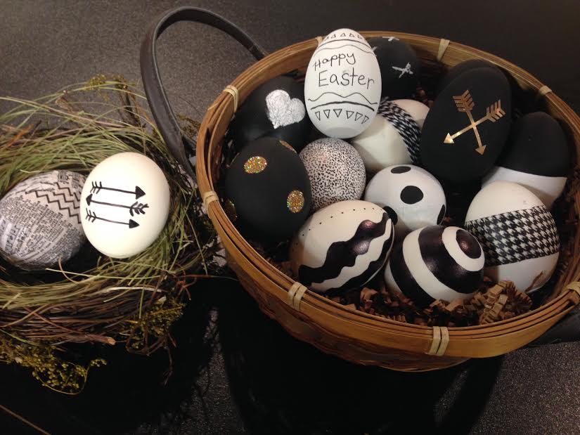 Black and White Easter Eggs - Studio 5