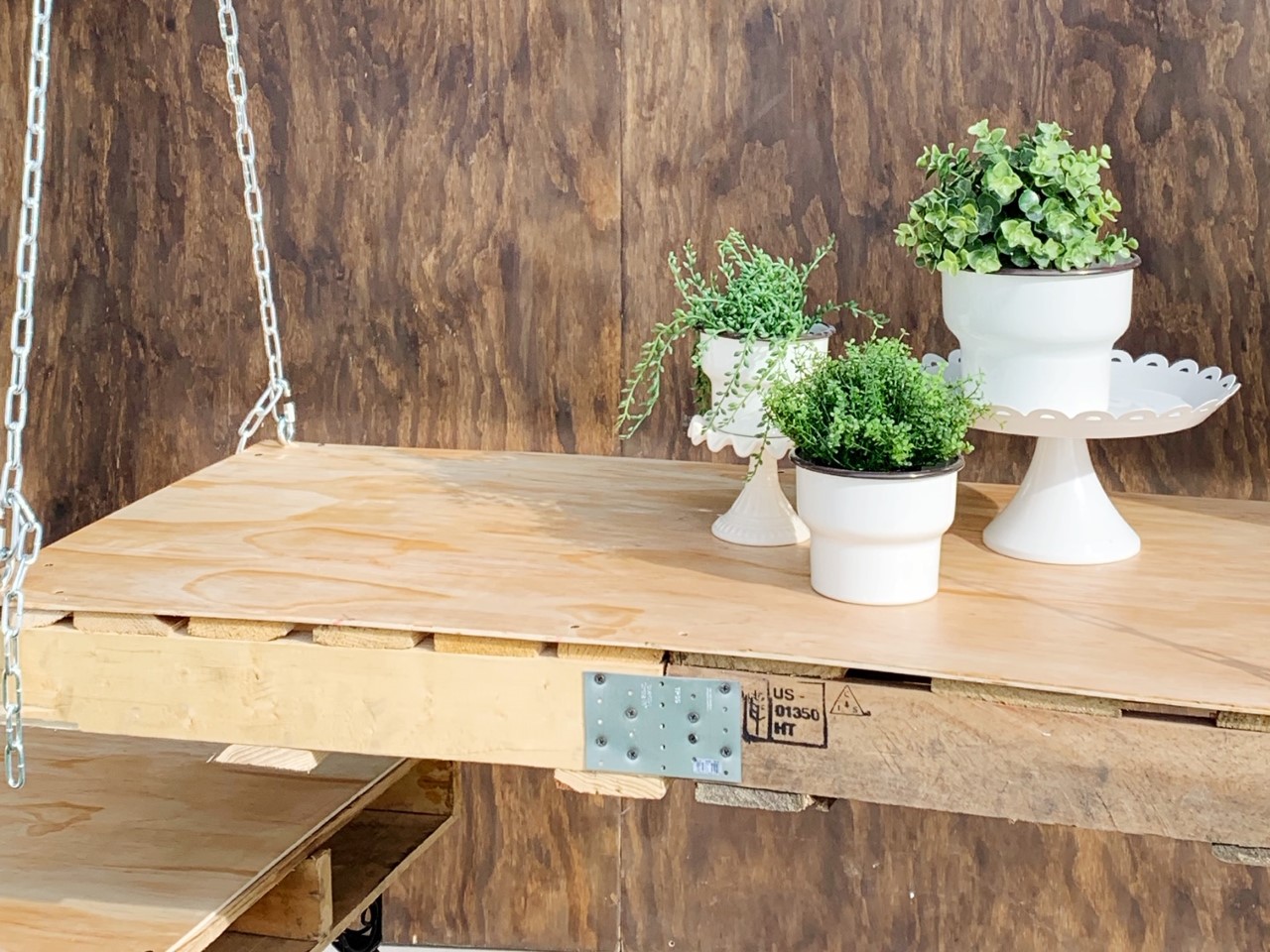 We love these hanging tree tables! Here’s how to make one yourself…