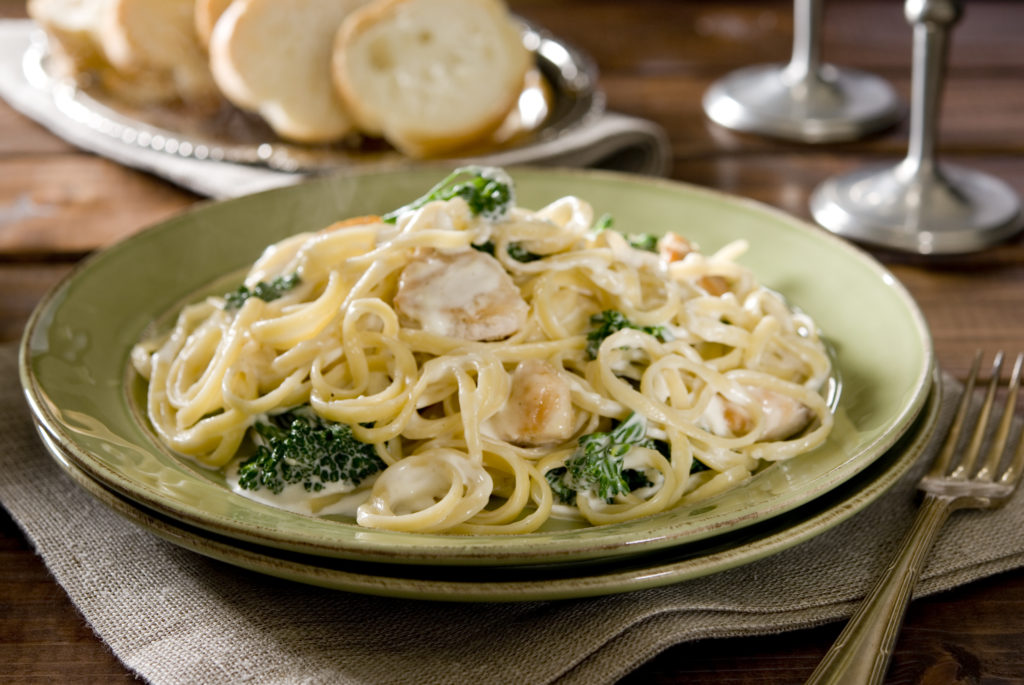 Shara Park's One Pot Garlic Noodles with Chicken and Broccoli