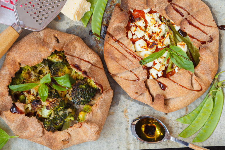 Butternut Squash Mushroom and Tomato Crostatas - Studio 5