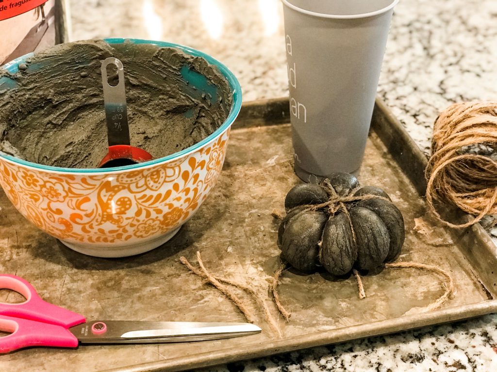DIY concrete pumpkins? The tutorial is easier than you think...