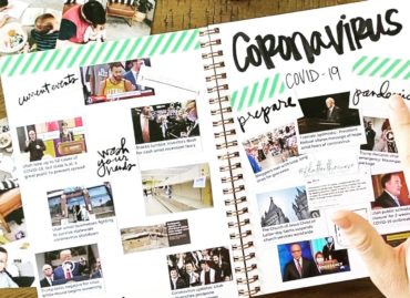 Old school scrapbooking is back! Here's how to make a COVID-19 memory book