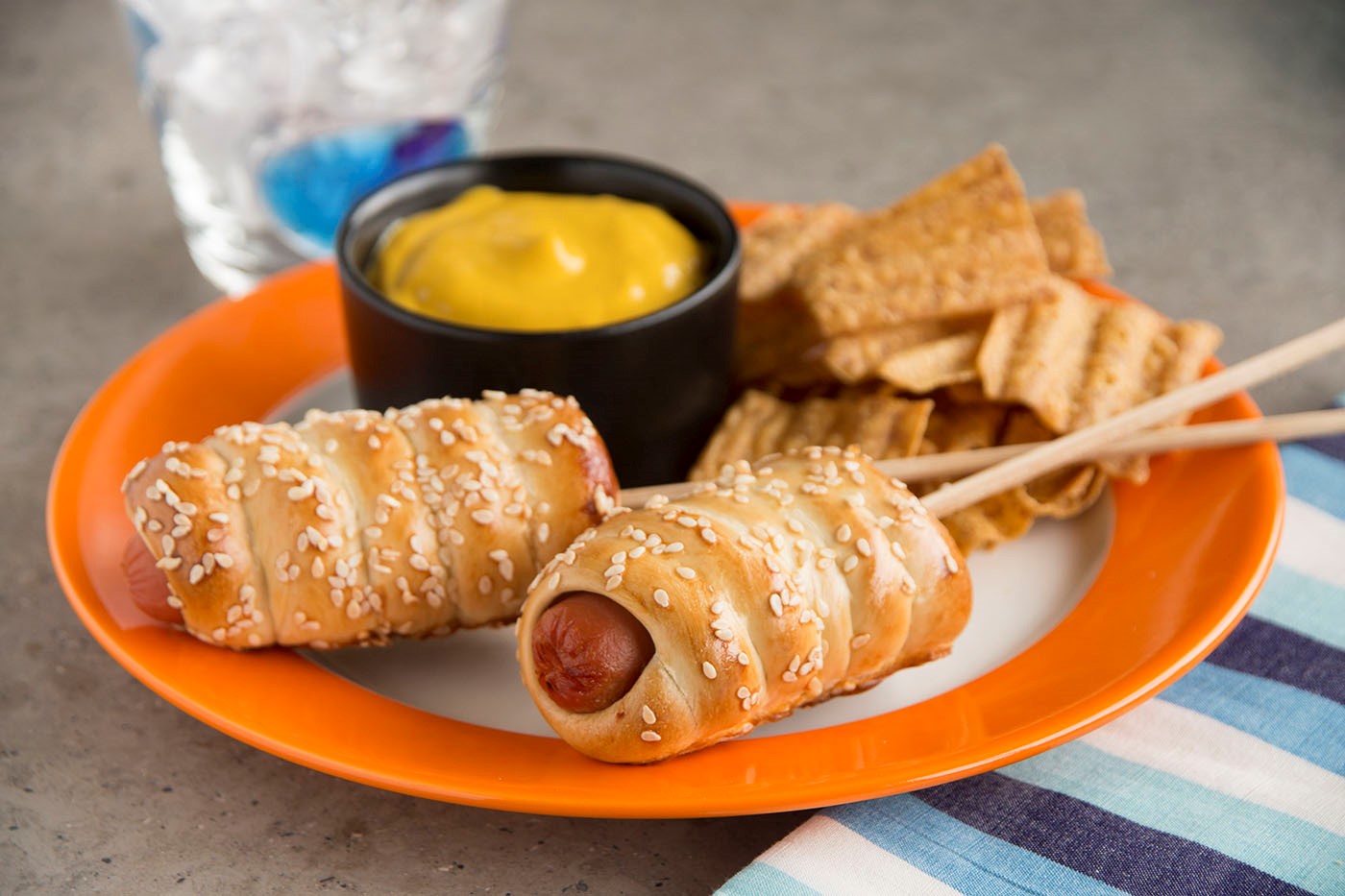 These baked hot dogs on a stick are the easiest dinner you'll make all week