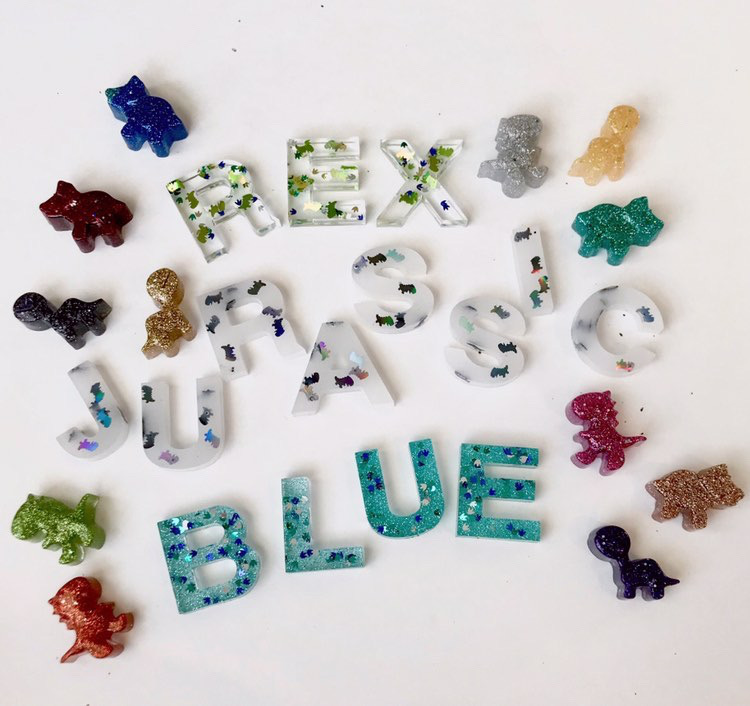 Love List: These epoxy letters are a mesmerizing add to your playroom