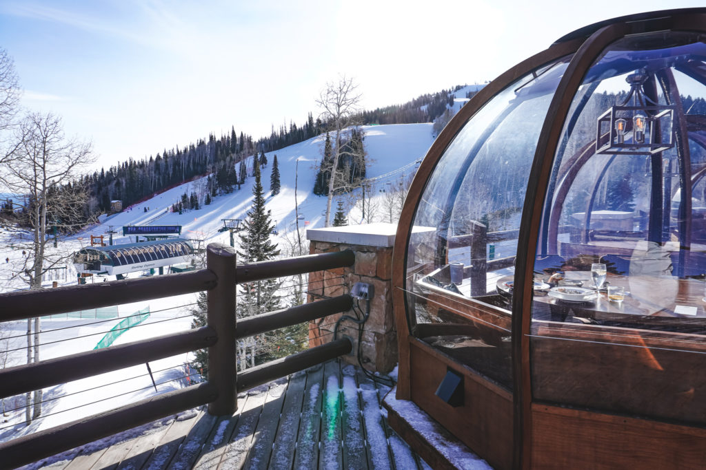 Outdoor restaurant seating...in the winter? 4 bubble dining spots for a ...