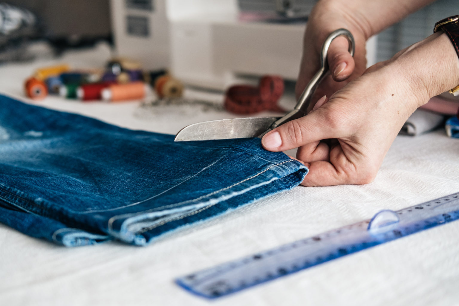 Cut your jeans! Here's how to crop your own trendy pair of denim