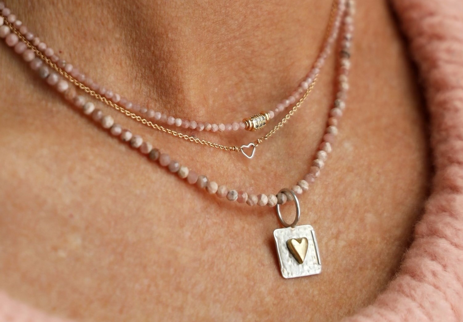 Not sure how to start layering necklaces? Here are four simple formulas ...
