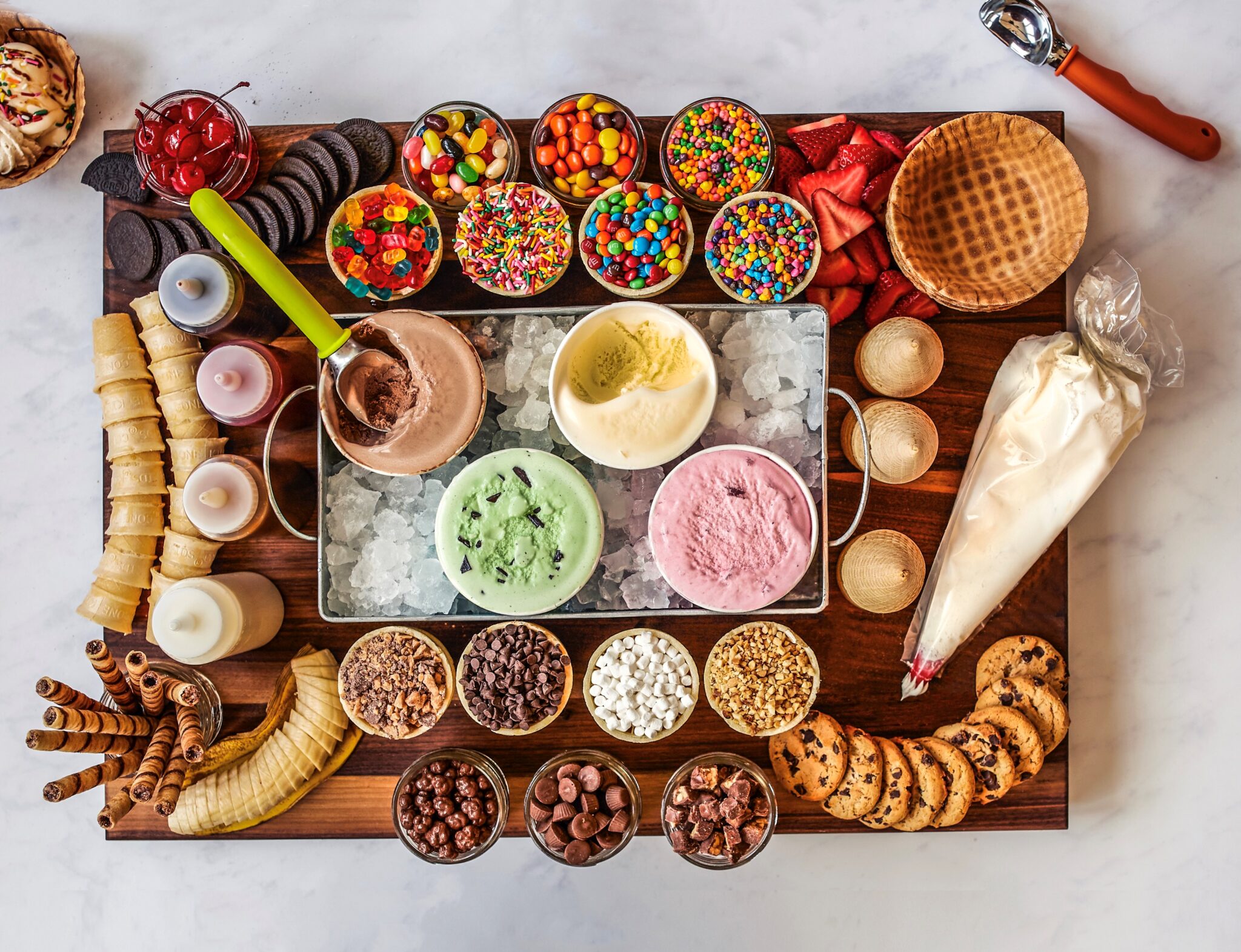 Snack board + ice cream = the summer treat you'll enjoy all season long