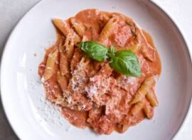 Make Heart-Shaped Noodles with Pink Pasta Sauce This Valentine's Day
