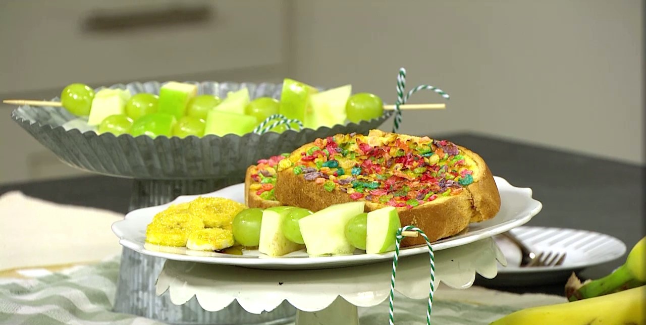 This Rainbow Crunch French Toast Makes for a Magical St. Patty's Breakfast