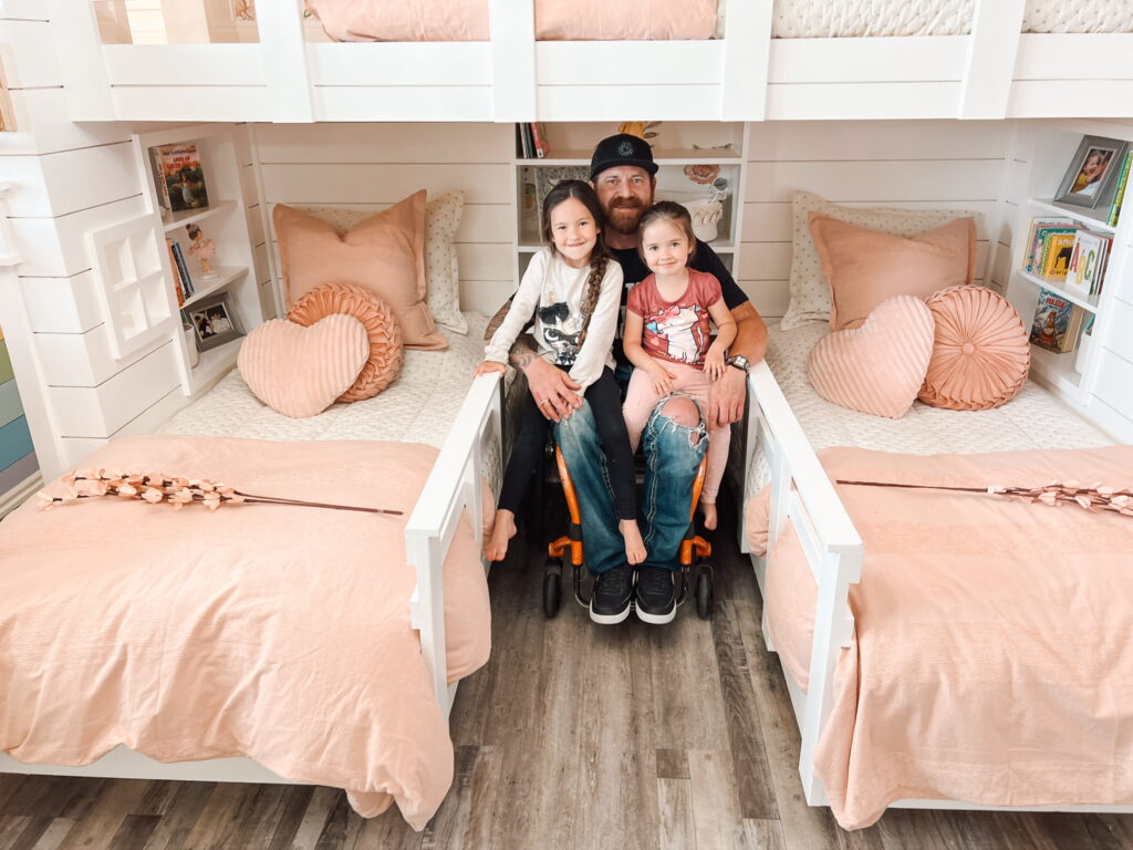 This Dad Built His Daughters' Dream Room, Despite Being Partially Paralyzed