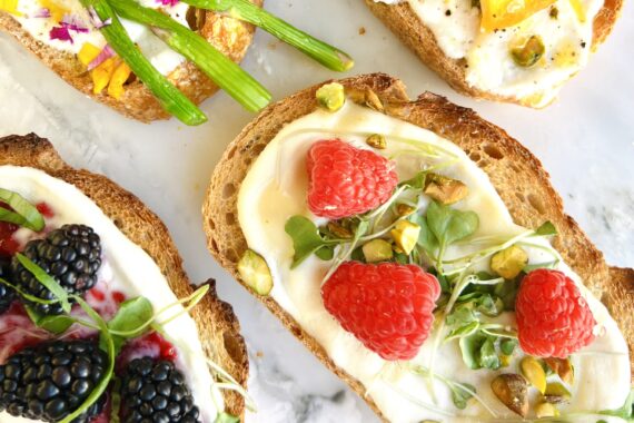 Make toast the star of the show! Elevate this basic breakfast with a ...