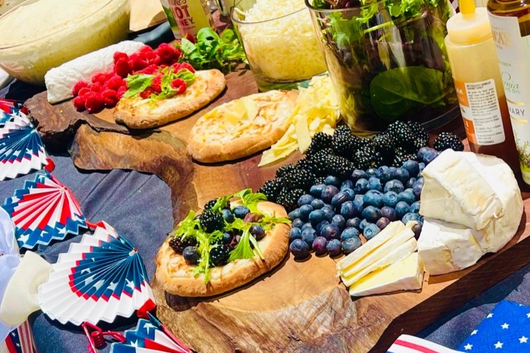 It's a patriotic pizza party! How to make sweet and savory red, white ...
