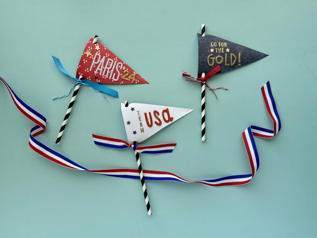 Wave these darling pennant flags for Team USA! 3 Olympic kids crafts to ...