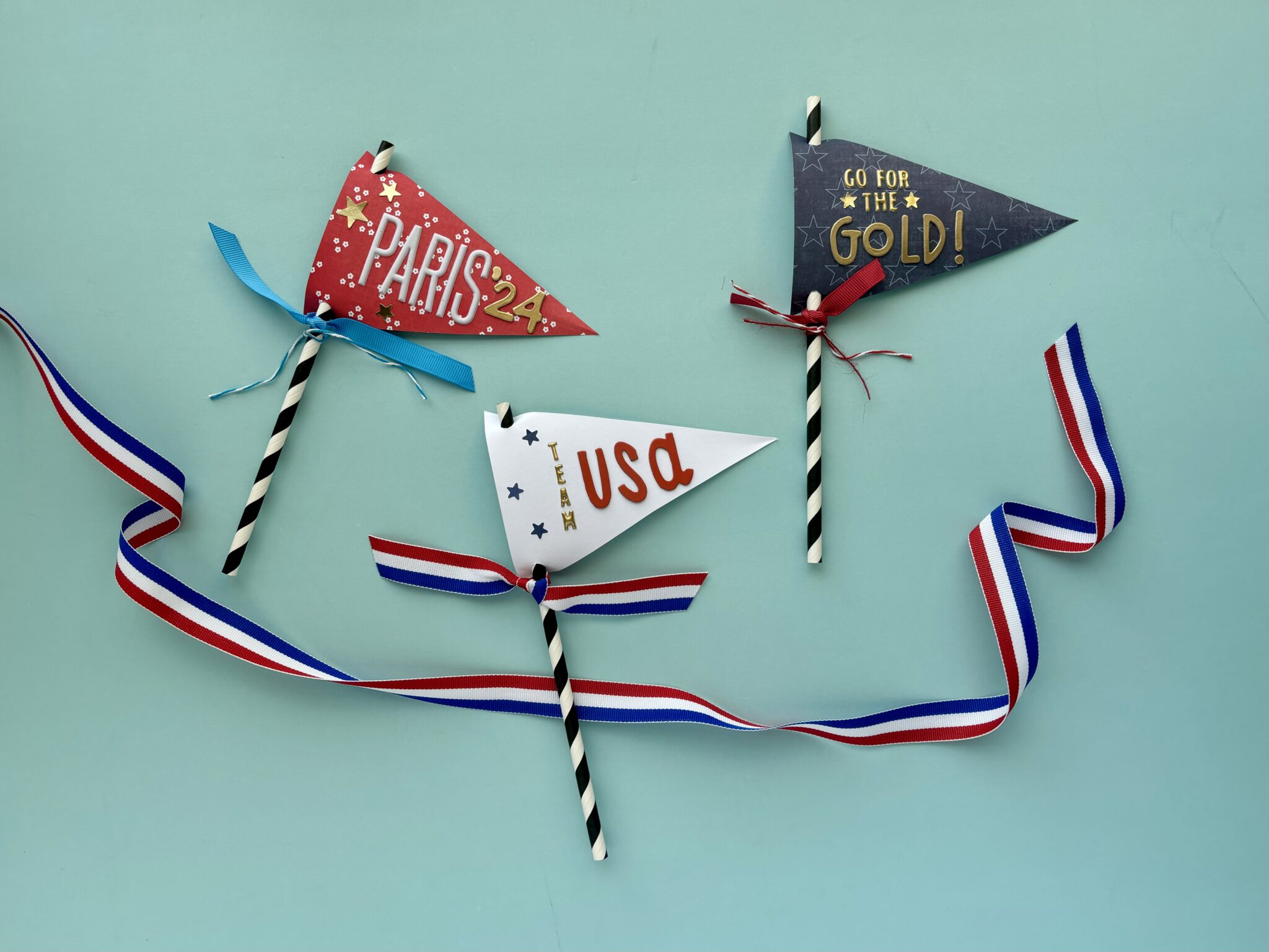 Wave these darling pennant flags for Team USA! 3 Olympic kids crafts to ...