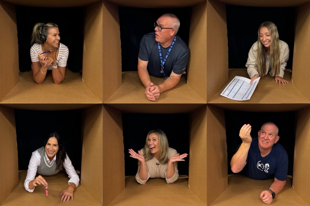 Get IN the box for an out-of-the-box group photo! Pull it off with just ...