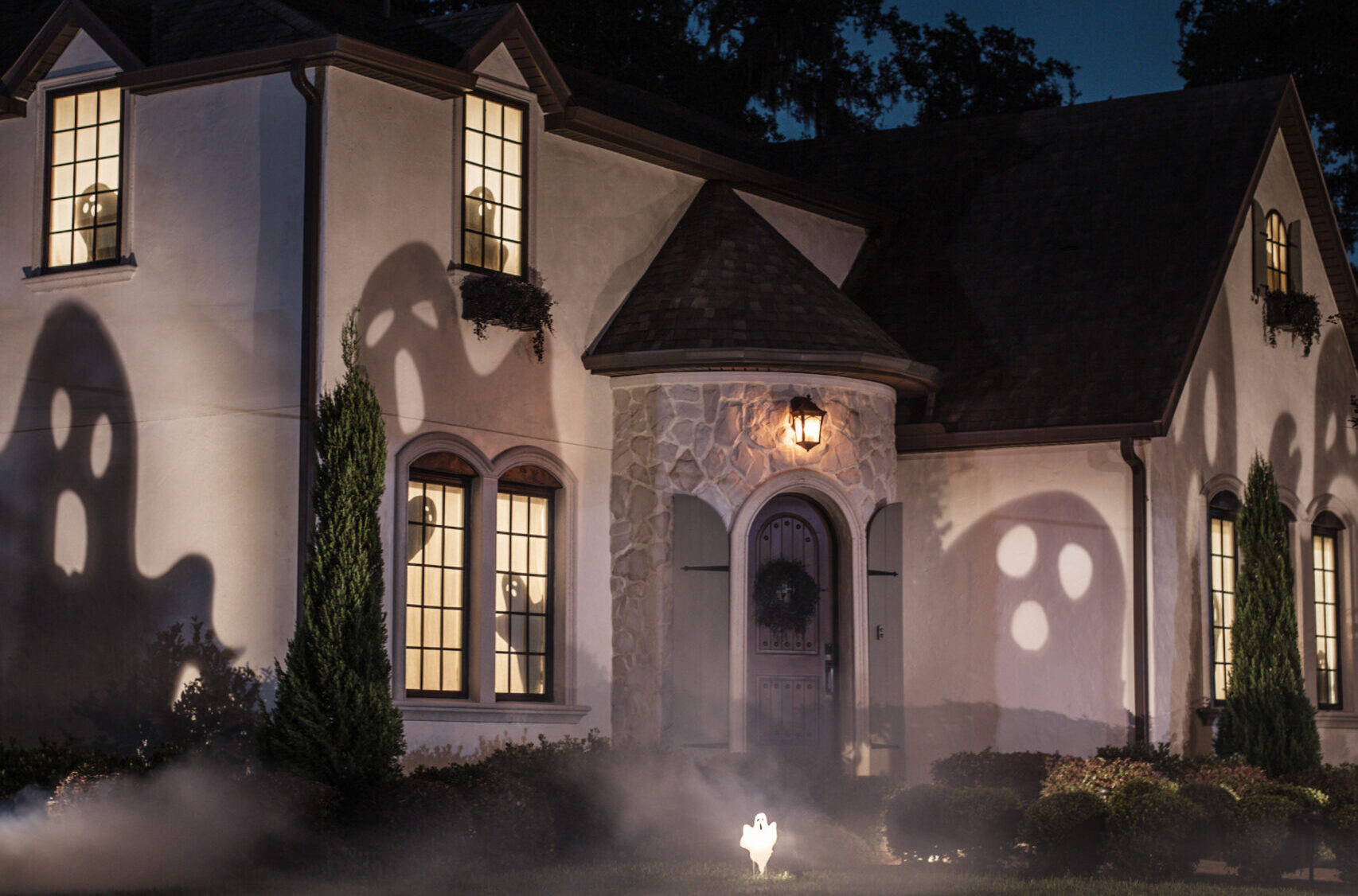 Haunt the house with ghostly shadows! You won't believe how easy they ...