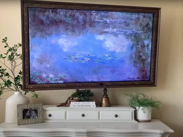 Frame TV, without the price tag! The DIY is an easy afternoon project